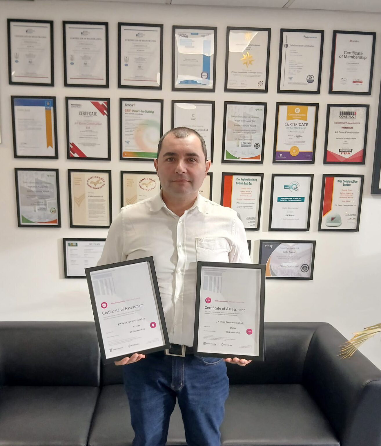 JP Dunn Construction Achieves Constructionline Building Safety Act ...